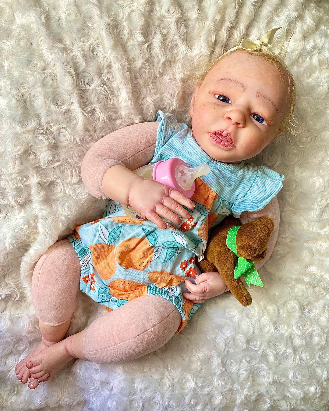 Emmy Awake 1/4 Limb Cuddle Body Weighted Reborn Art Doll Collectible - Etsy