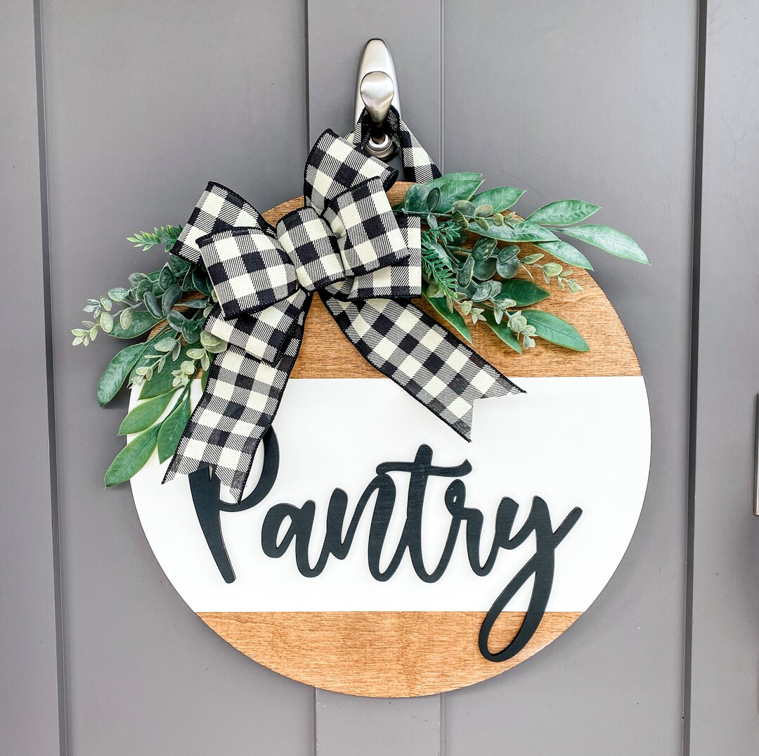 Pantry Door Decor Pantry Kitchen Decor Pantry Sign Door Hanger ...