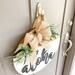 Front Door Decor Aloha Round Wood Sign Front Door Wreath - Etsy