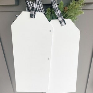 Winter Front Door Decor | Tag Door Hanger | Christmas Wreath | Baby It ...