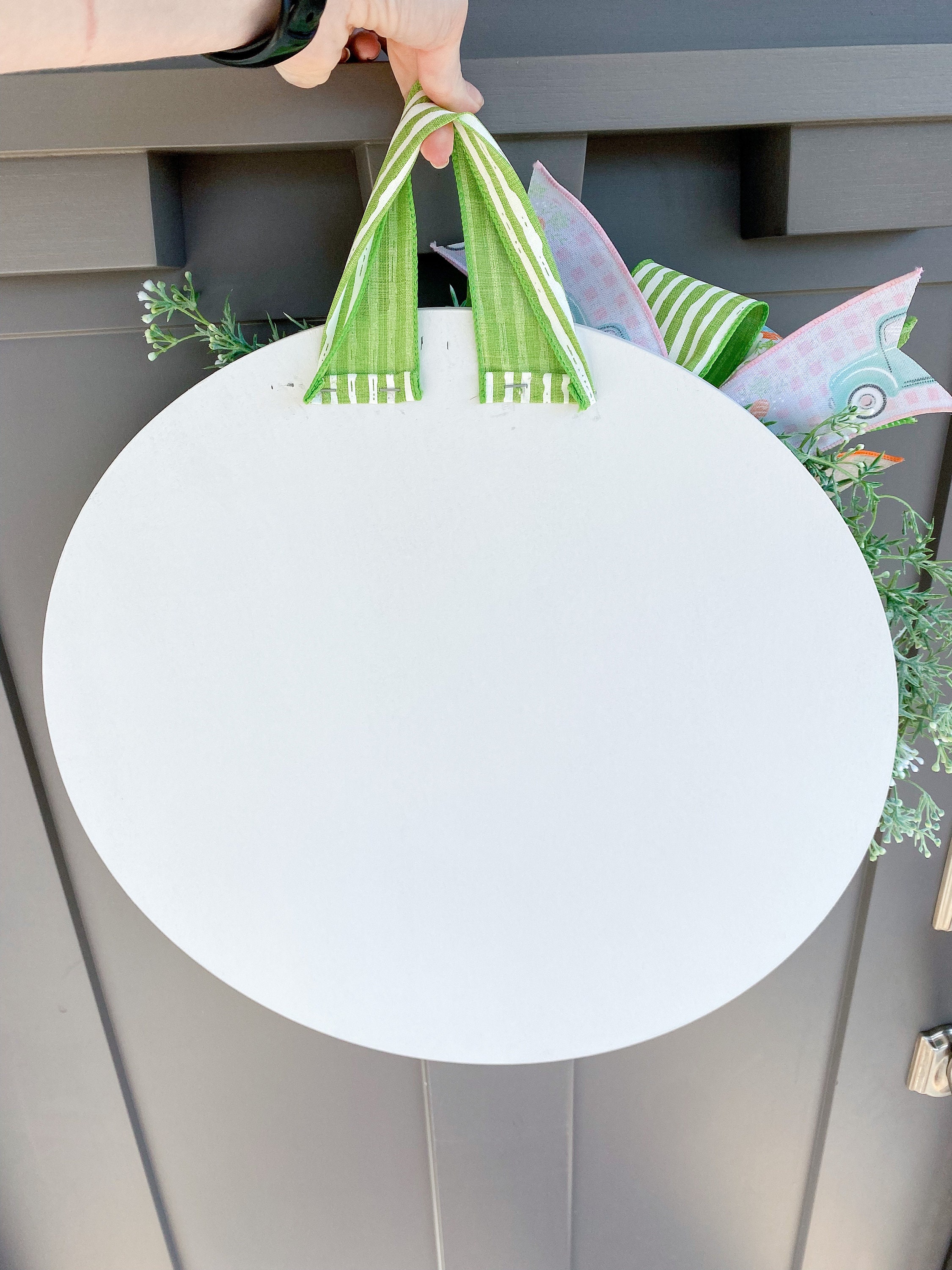 Happy Easter Wood Door Hanger Front Door Decor Spring | Etsy