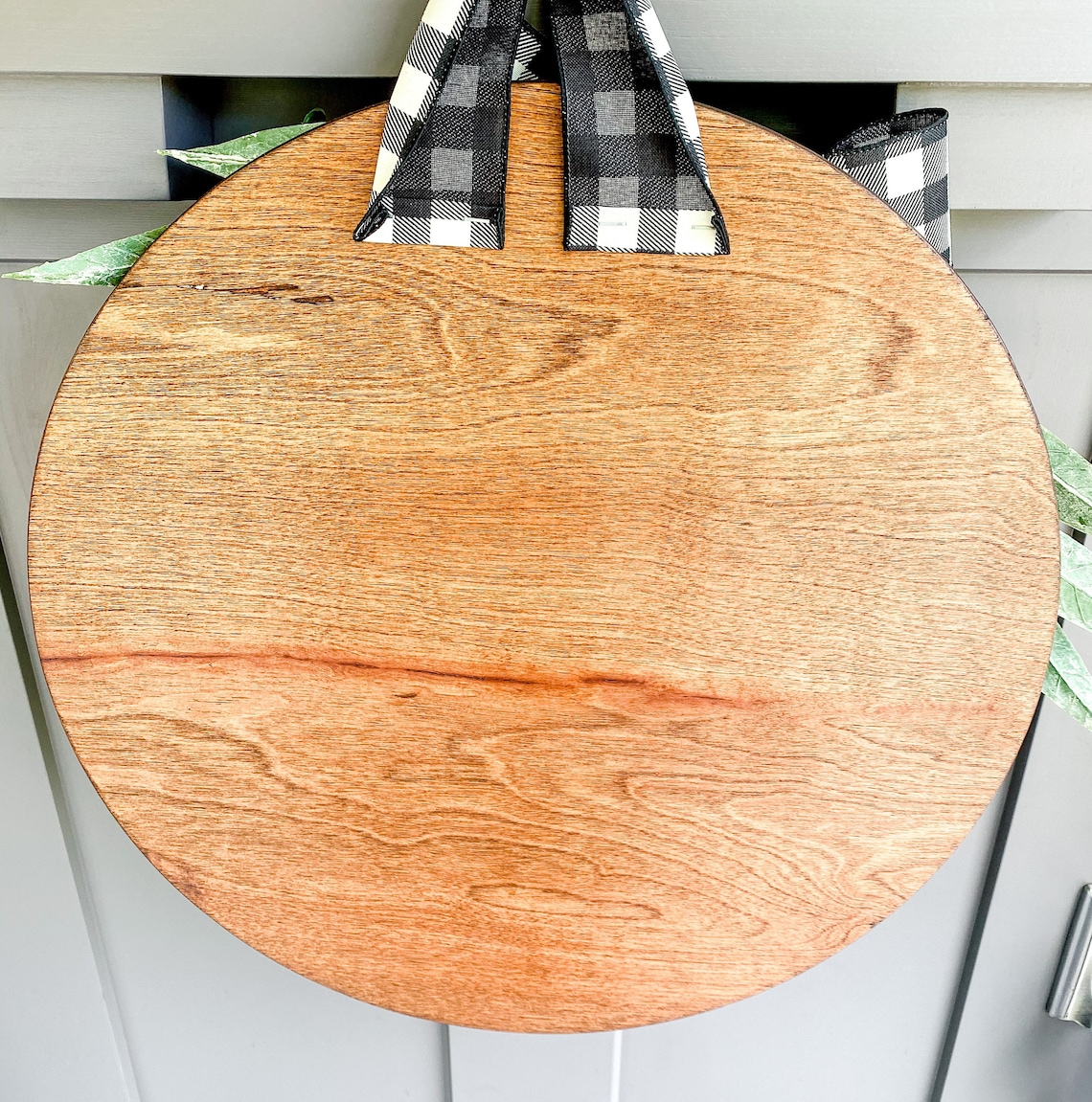 Front Door Decor Welcome Round Wood Sign Front Door - Etsy