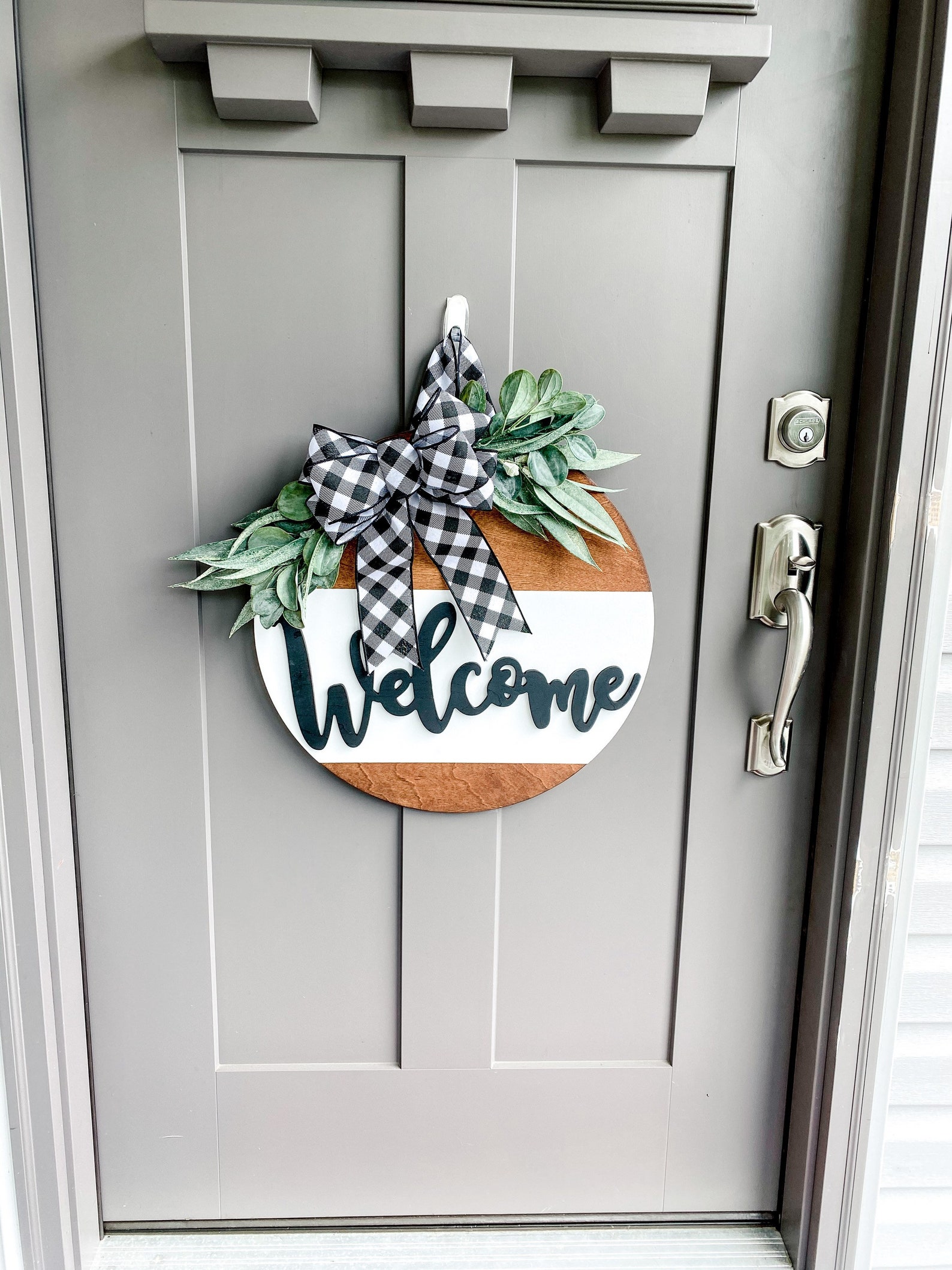 Front Door Decor Welcome Wreath Year Round Wreath Door | Etsy