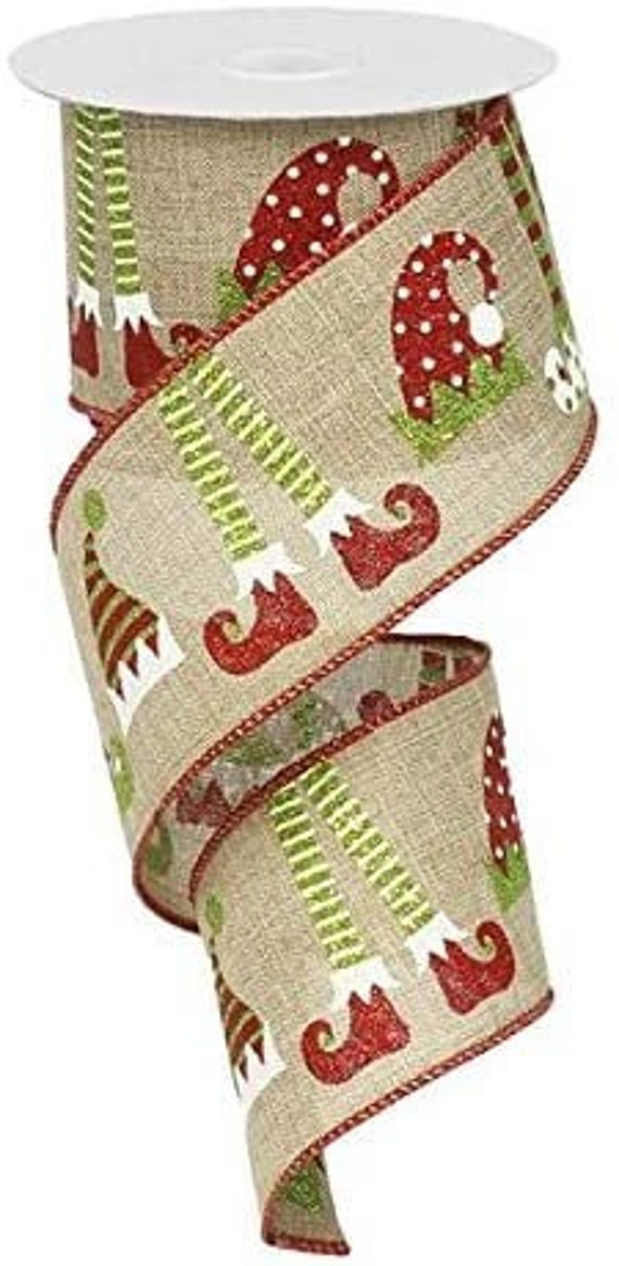 Elf Ribbon Wreath Supplies Wreath Ribbon Bow - Etsy