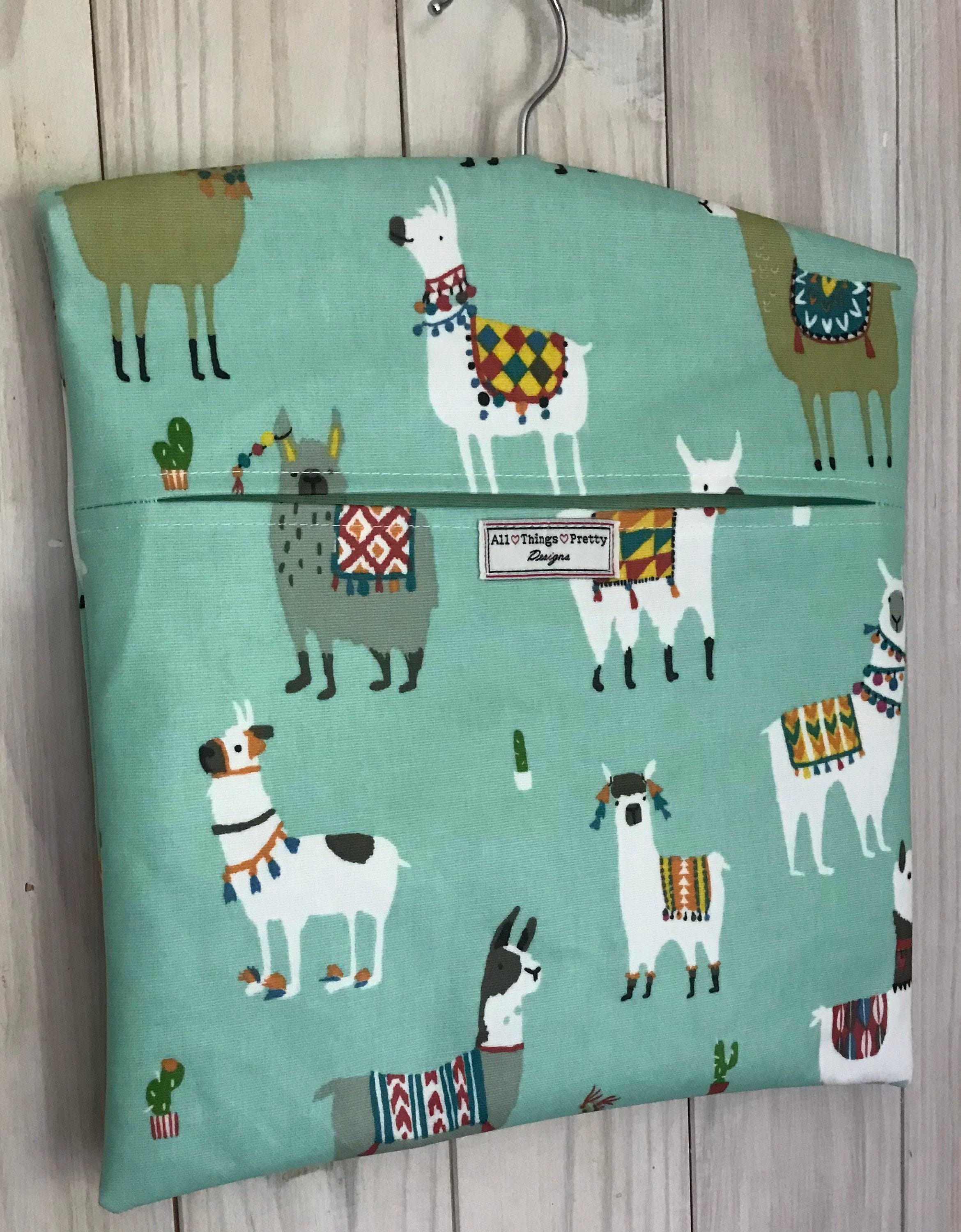 Peg Bag Funky Alpacas Design Quality Matt Oilcloth Fabric. - Etsy UK