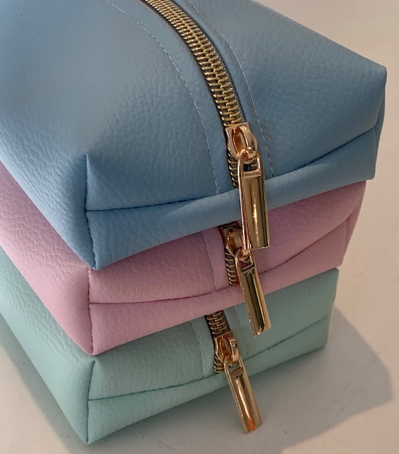 Baby Wipes Pouch cover Make up Bag Faux Leather. Various Colours. Vegan. Nappy Changing. Nursery. Etsy UK