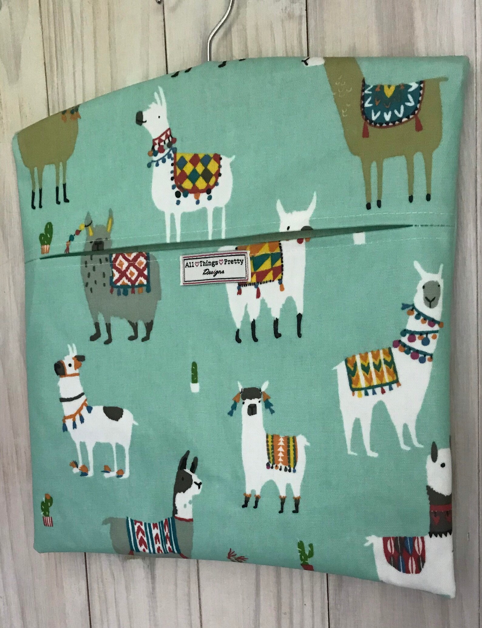 Peg Bag Funky Alpacas Design Quality Matt Oilcloth Fabric. - Etsy UK