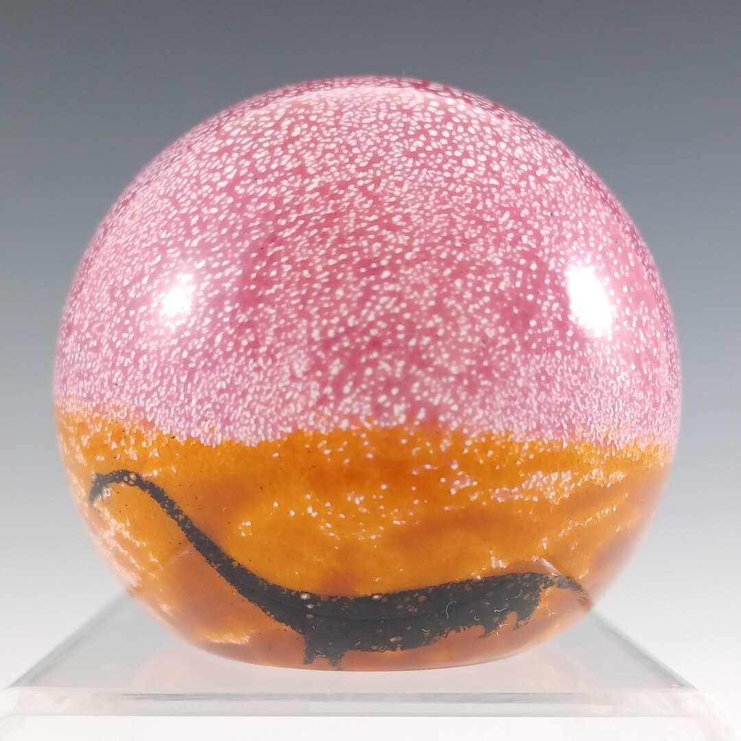 MARKED Caithness Pink Glass "dinosaurs" Paperweight / Paper Weight - Etsy