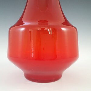 Japanese Vintage Red Glass 'bond Ware' Vase Labelled | Etsy