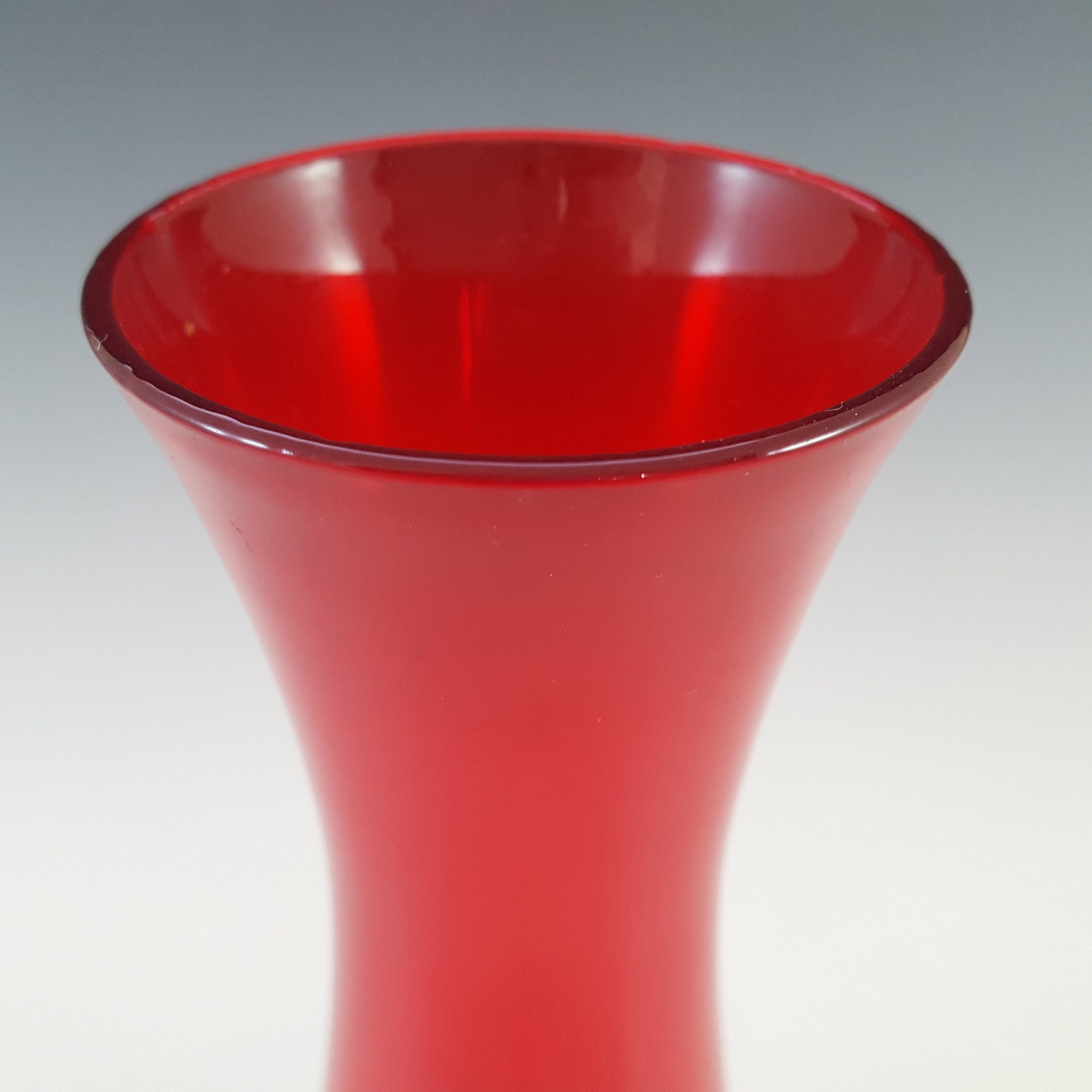 Japanese Vintage Red Glass 'bond Ware' Vase Labelled | Etsy