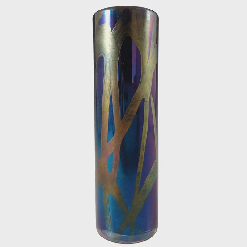 Glass Isle of Wight Vase - Etsy UK
