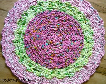 Crocheted rag rugs | Etsy