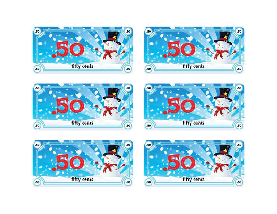 Digital Download Christmas Scrip for Santa's Workshop - Etsy