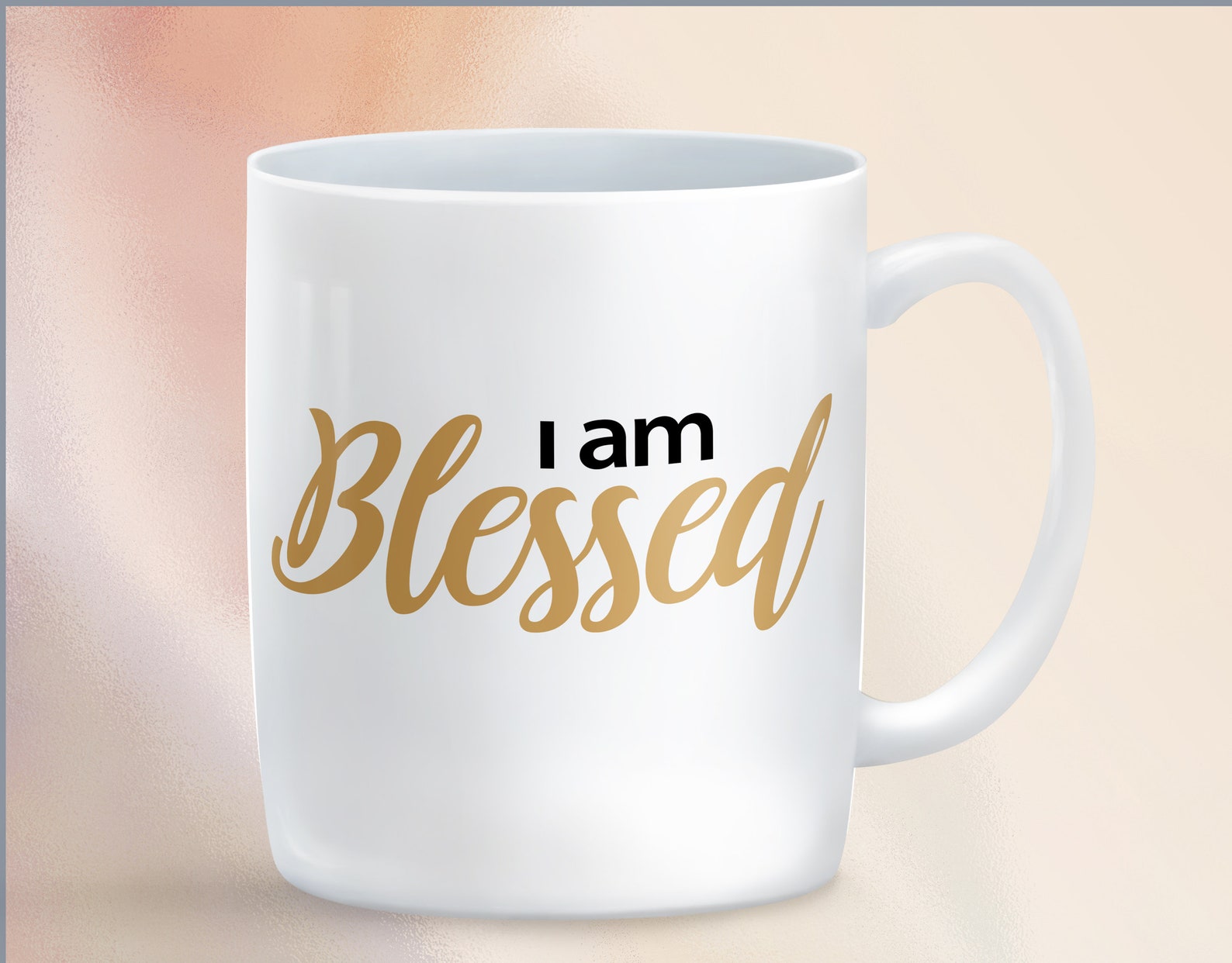 Inspirational I Am Blessed SVG Cricut Silhouette Cut - Etsy