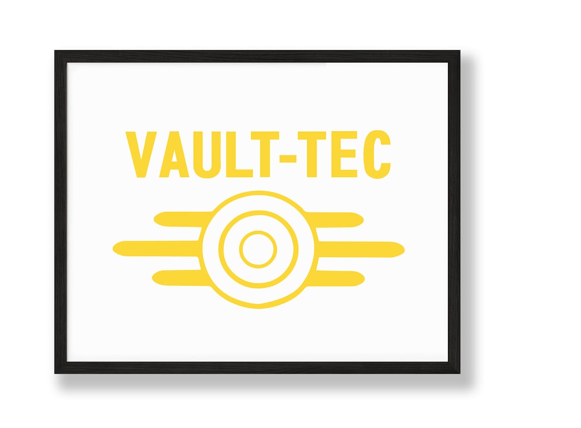 Fallout Vault-tec Logo SVG Cut File: Gamer Gift (digital Download) - Etsy