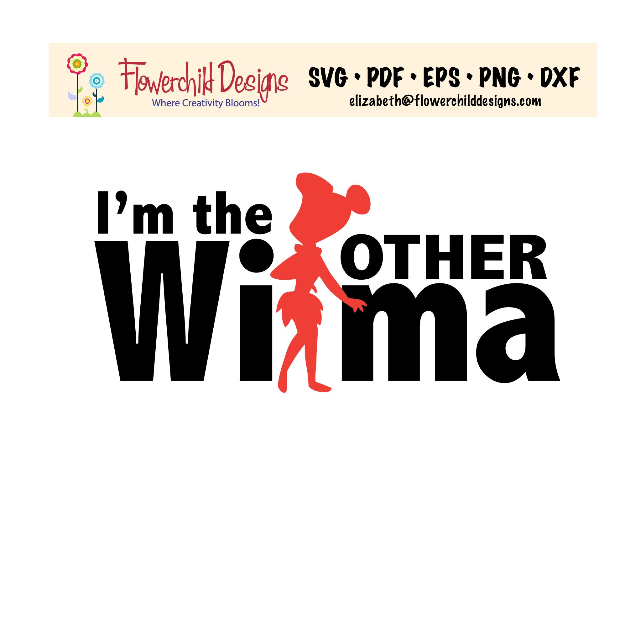I'm the Other Wilma - Flint Stones - SVG T-shirt Saying - Cartoon ...