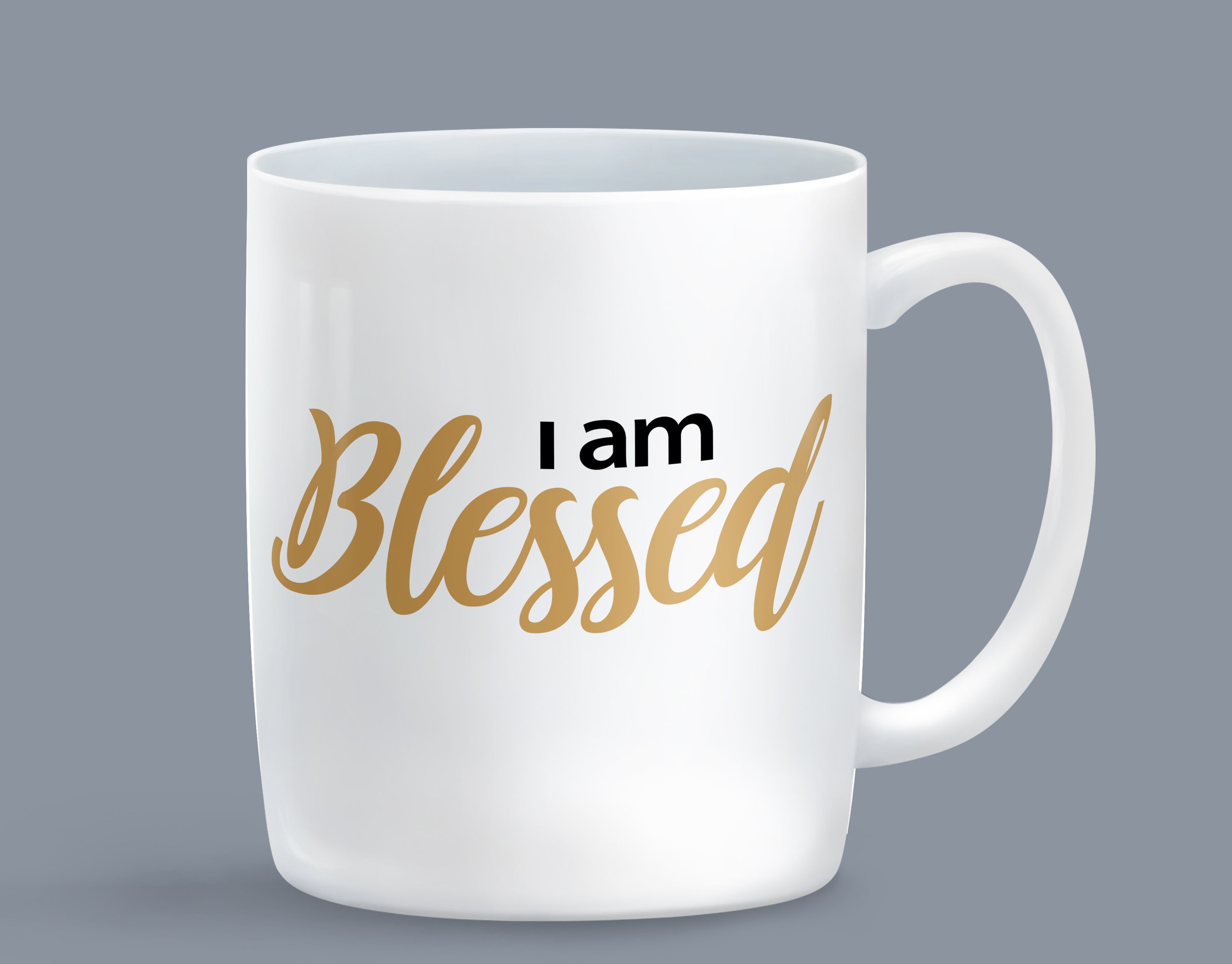 Inspirational I Am Blessed SVG Cricut Silhouette Cut File T Shirt ...