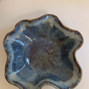 Wavy Ceramic Bowls Handmade Clay Bowls Unique Pottery - Etsy