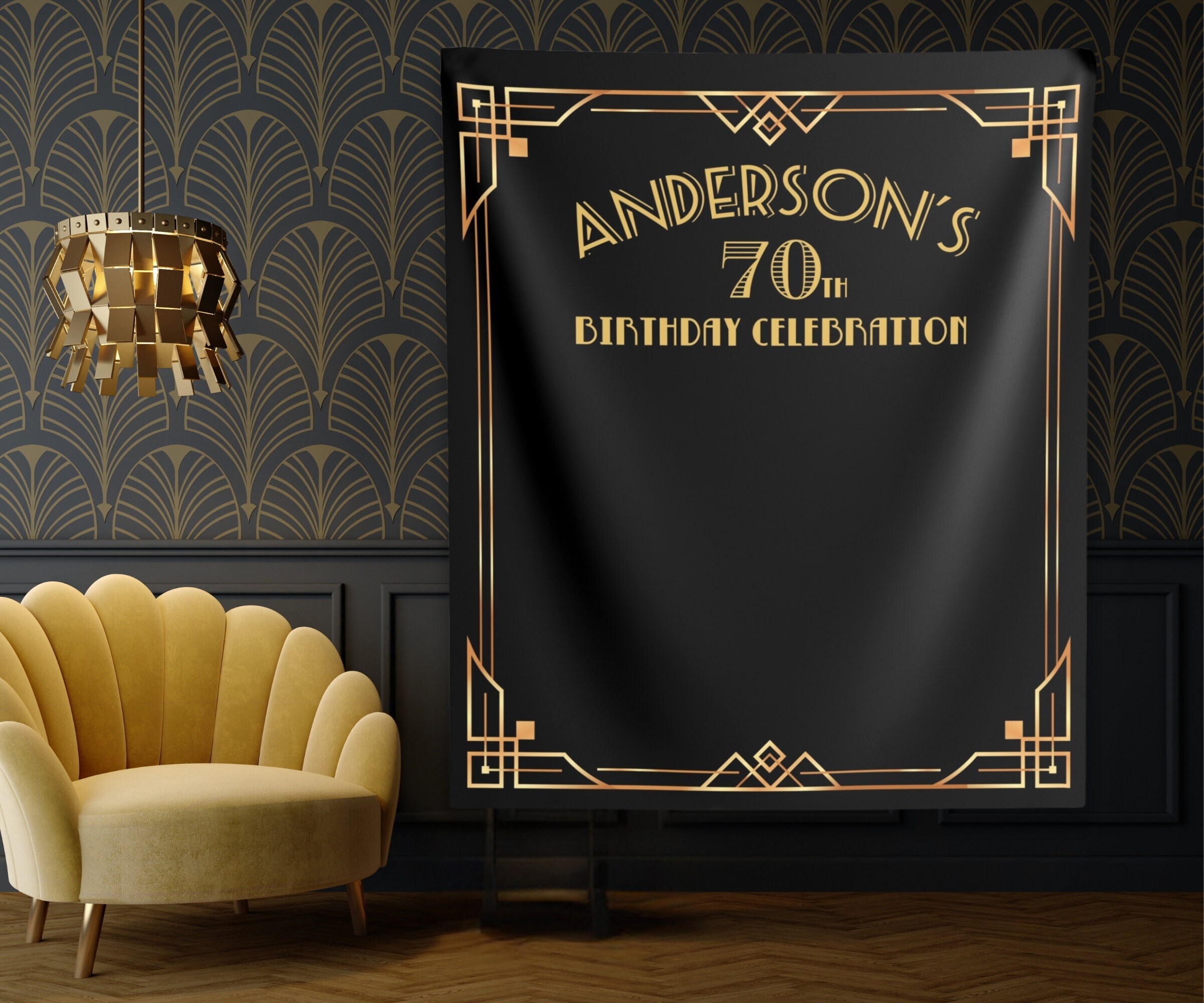 Roaring 20s Prom Backdrop, Great Gatsby Birthday Backdrop, Speakeasy ...