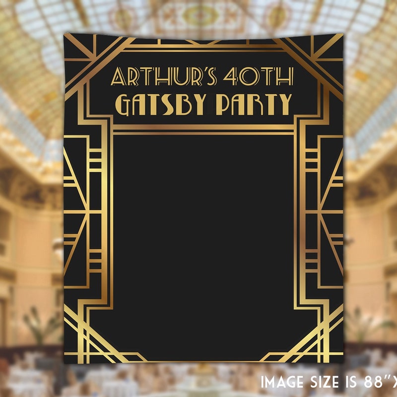 Great Gatsby Backdrop - Etsy