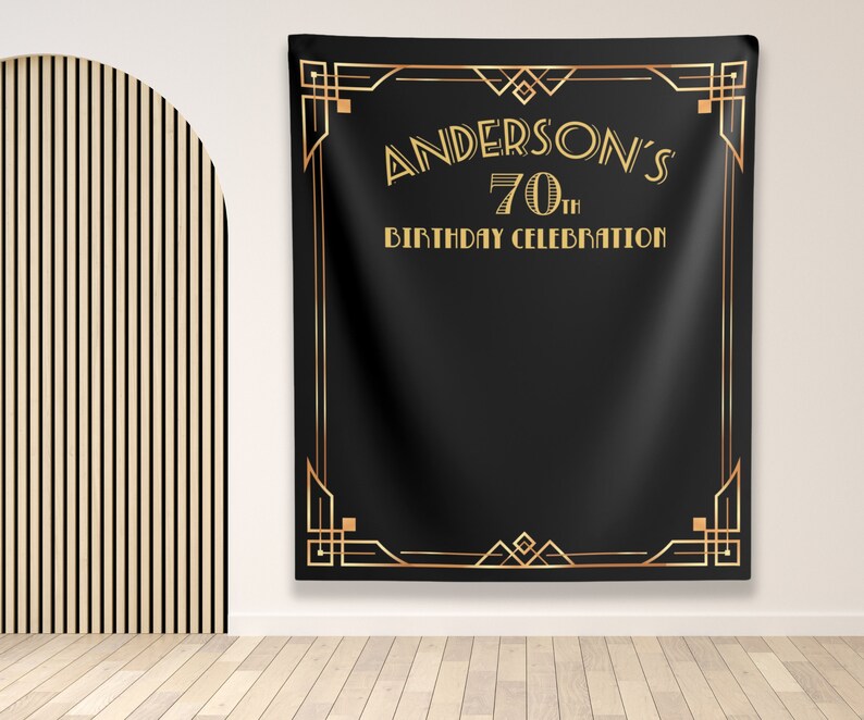 Roaring 20s Prom Backdrop, Great Gatsby Birthday Backdrop, Speakeasy ...