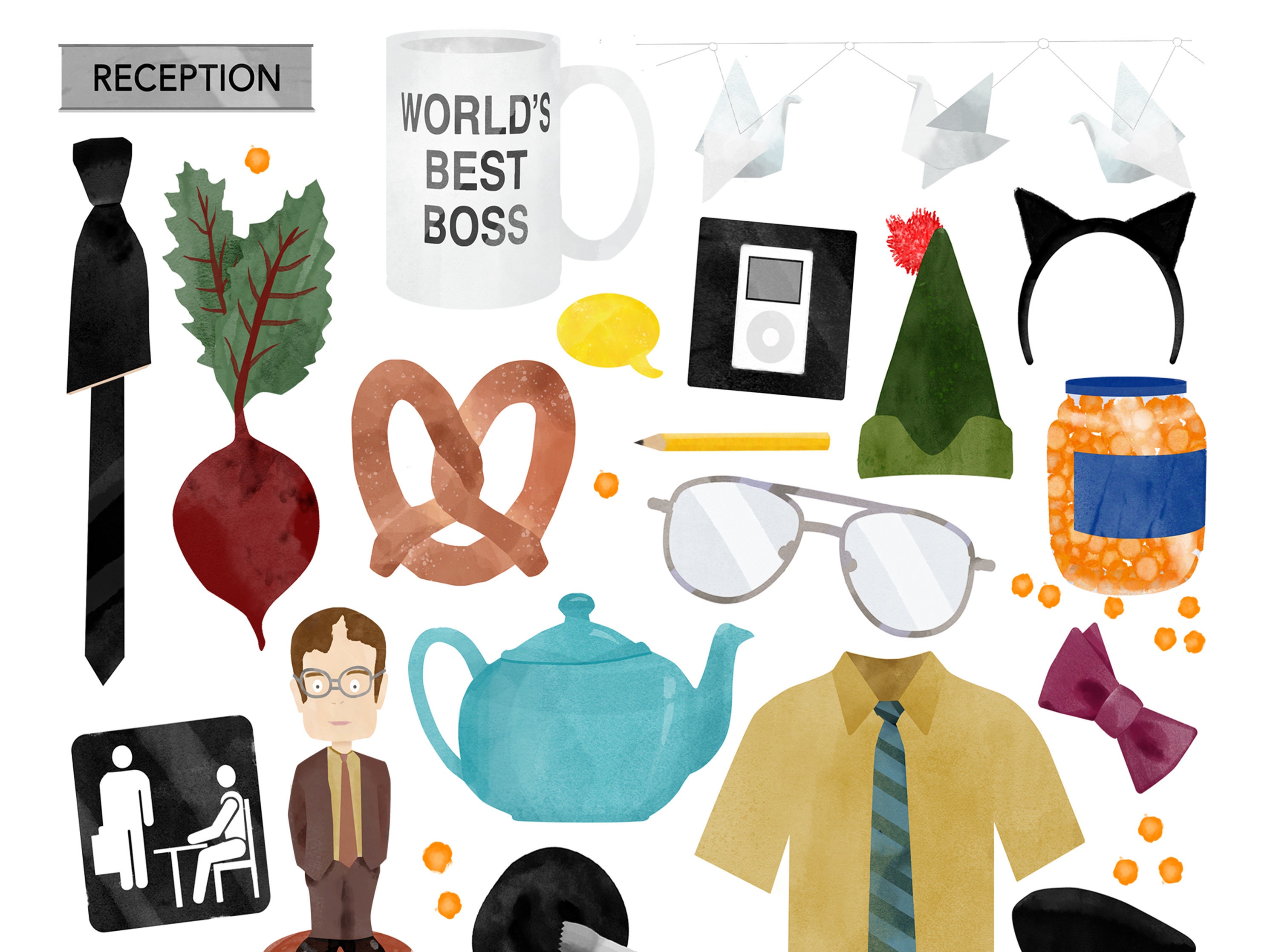 The Office Poster the Office TV Show Collage Digital - Etsy