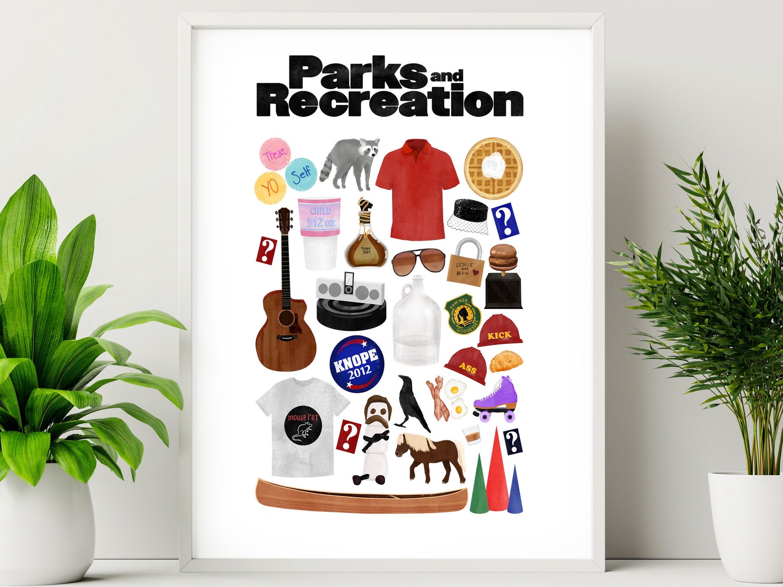 Parks and Recreation TV Show Collage Poster Digital - Etsy