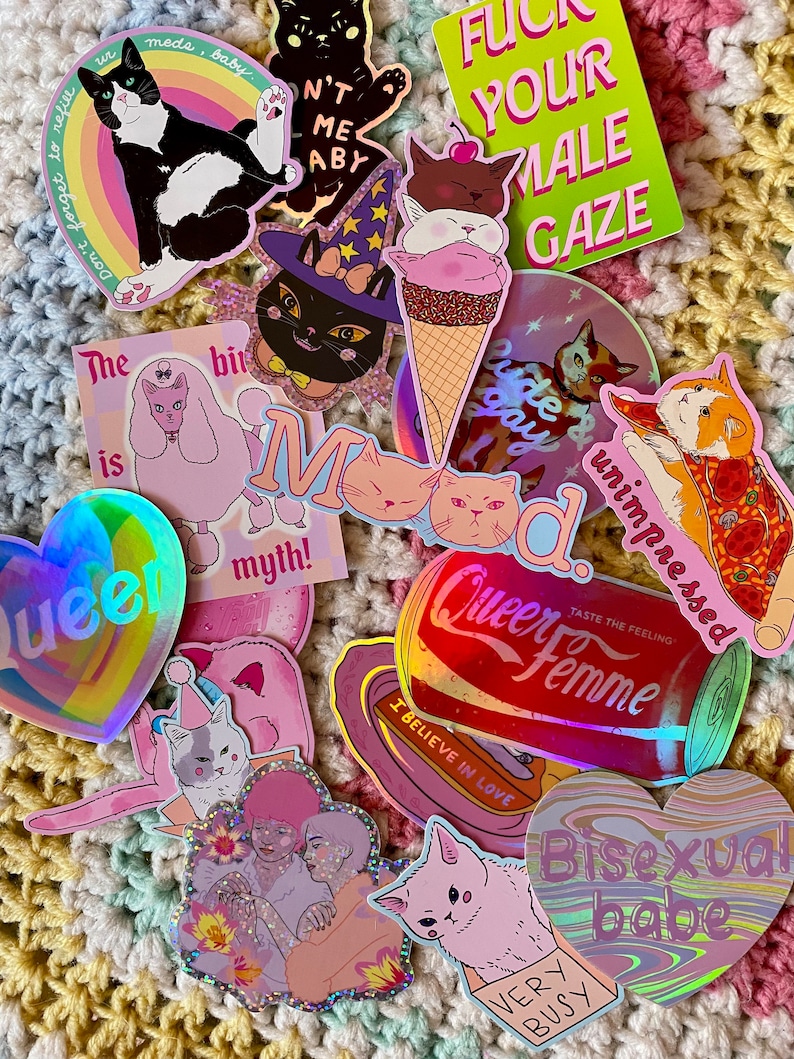 Choose 3 Stickers Sticker Pack Vinyl Sticker Lovestruck - Etsy