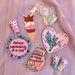 Choose 3 Stickers - Sticker Pack - Vinyl Sticker - Lovestruck Prints - Etsy