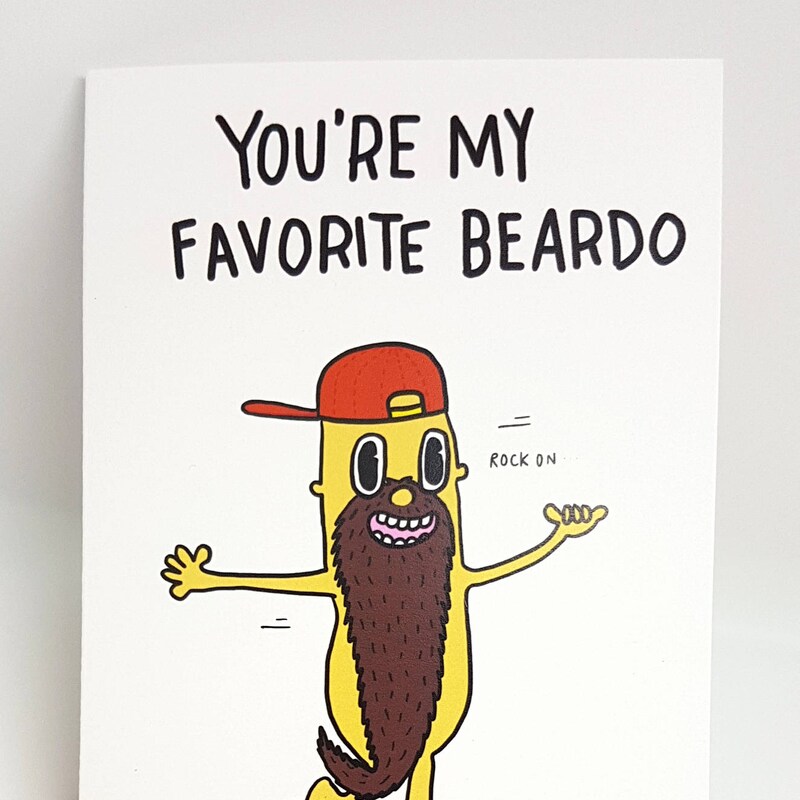 Beard Card - Etsy