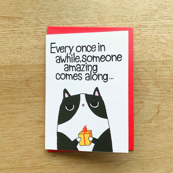 Grumpy Cat Card - Etsy