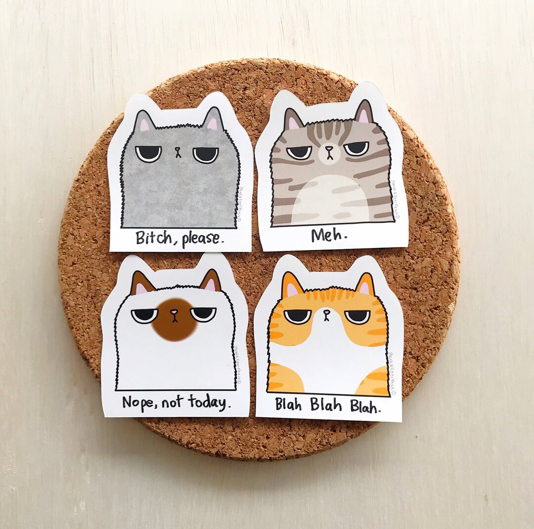 Grumpy Cat Stickers - Etsy