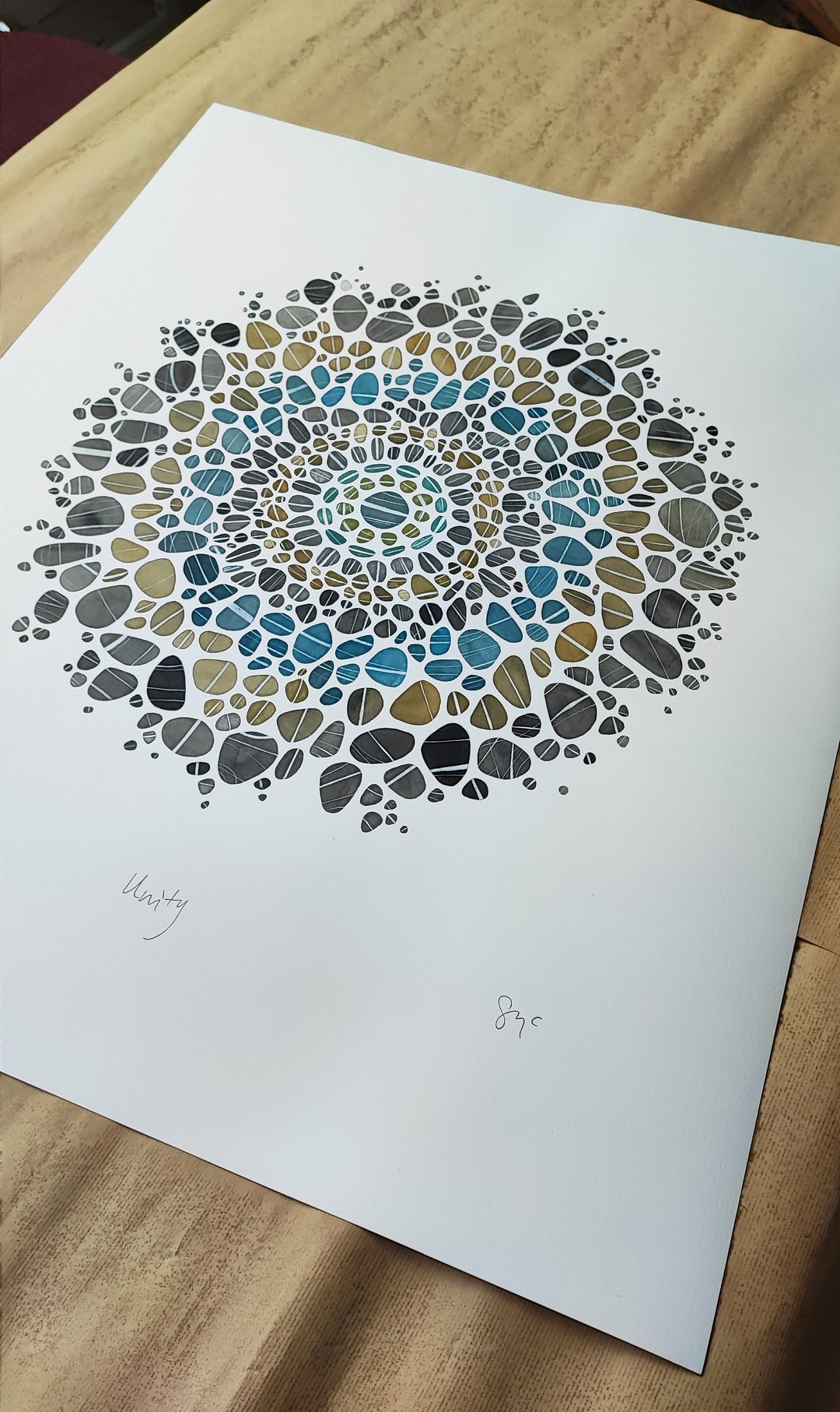 Unity - Large Original Ink Drawing - Etsy