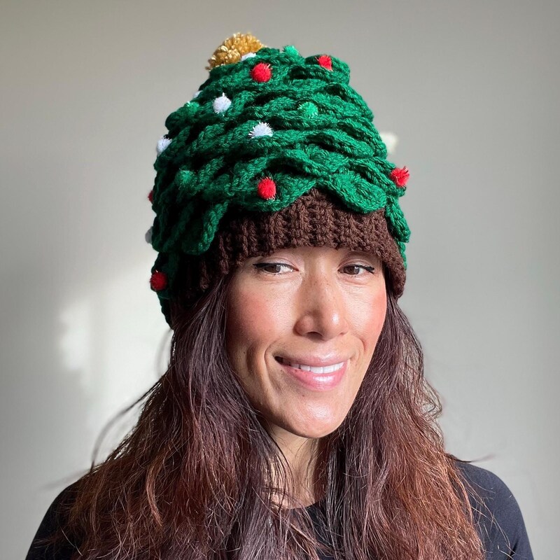 Christmas Tree Hat - Etsy