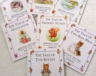 Vintage Collectible 12 Volumes the Peter Rabbit Library by Beatrix ...
