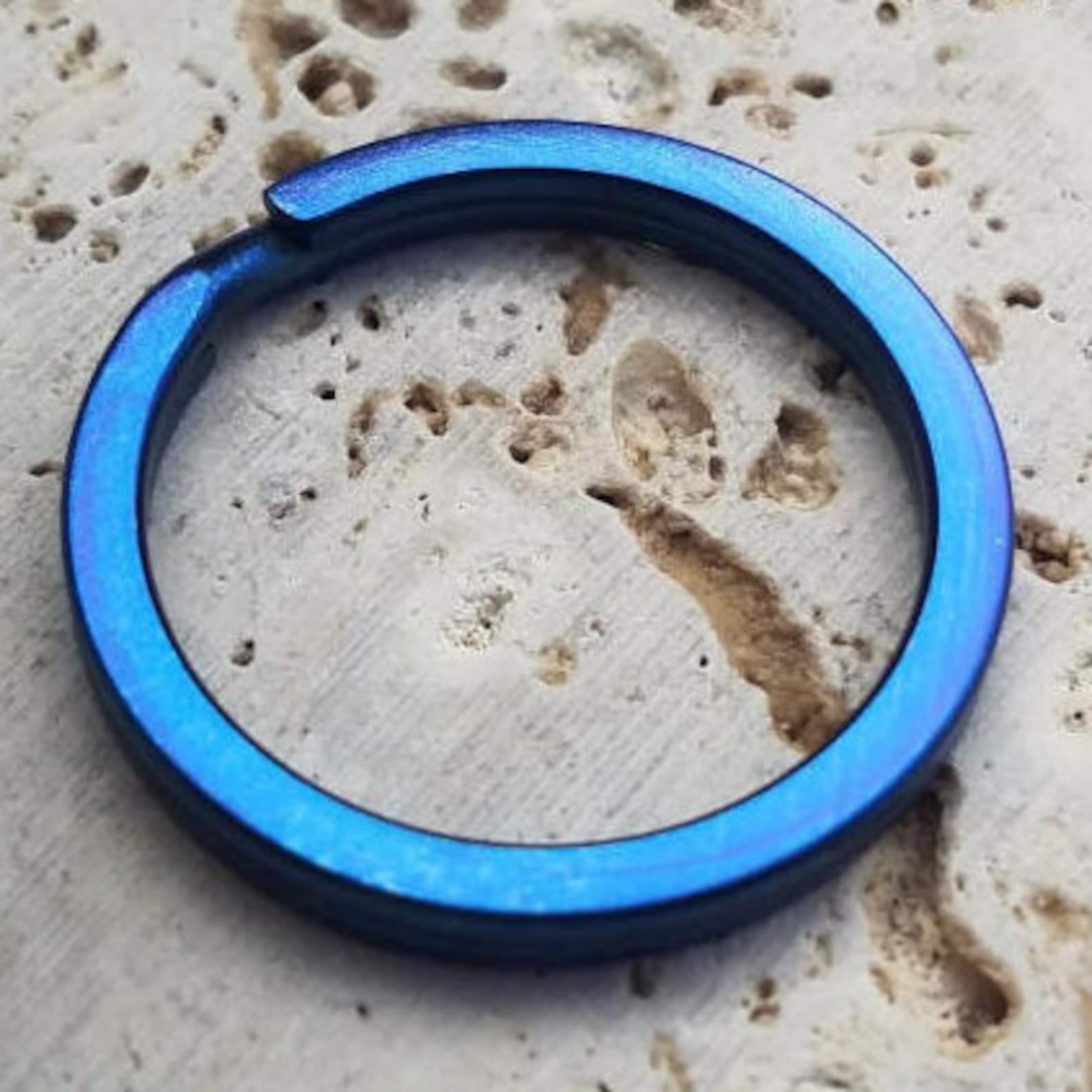 Tisurvival Titanium Split Rings - Etsy