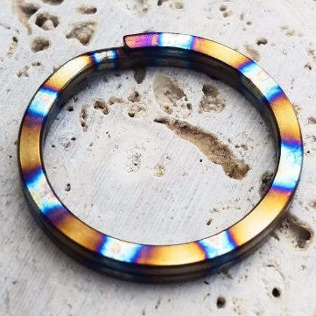 Tisurvival Titanium Split Rings - Etsy