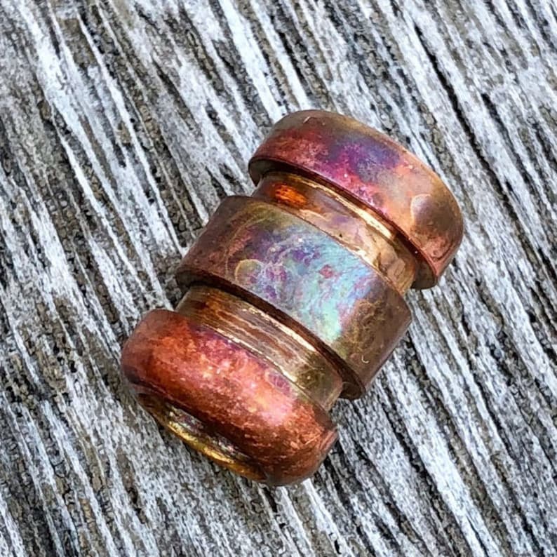 Copper Two Grooved Lanyard Beads - Etsy