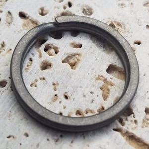 Tisurvival Titanium Split Rings - Etsy