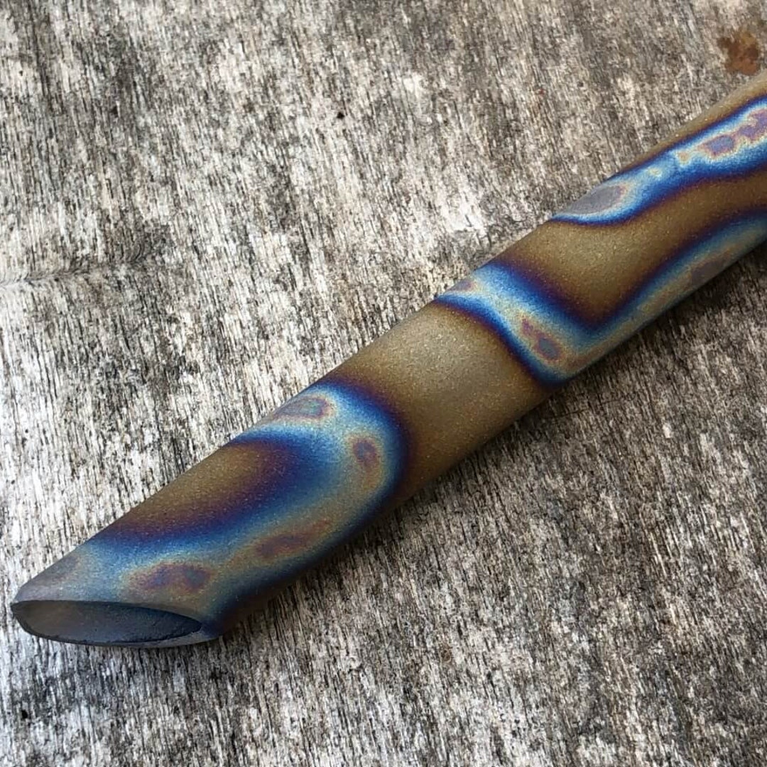 Oversized 12" Titanium Straw - Etsy