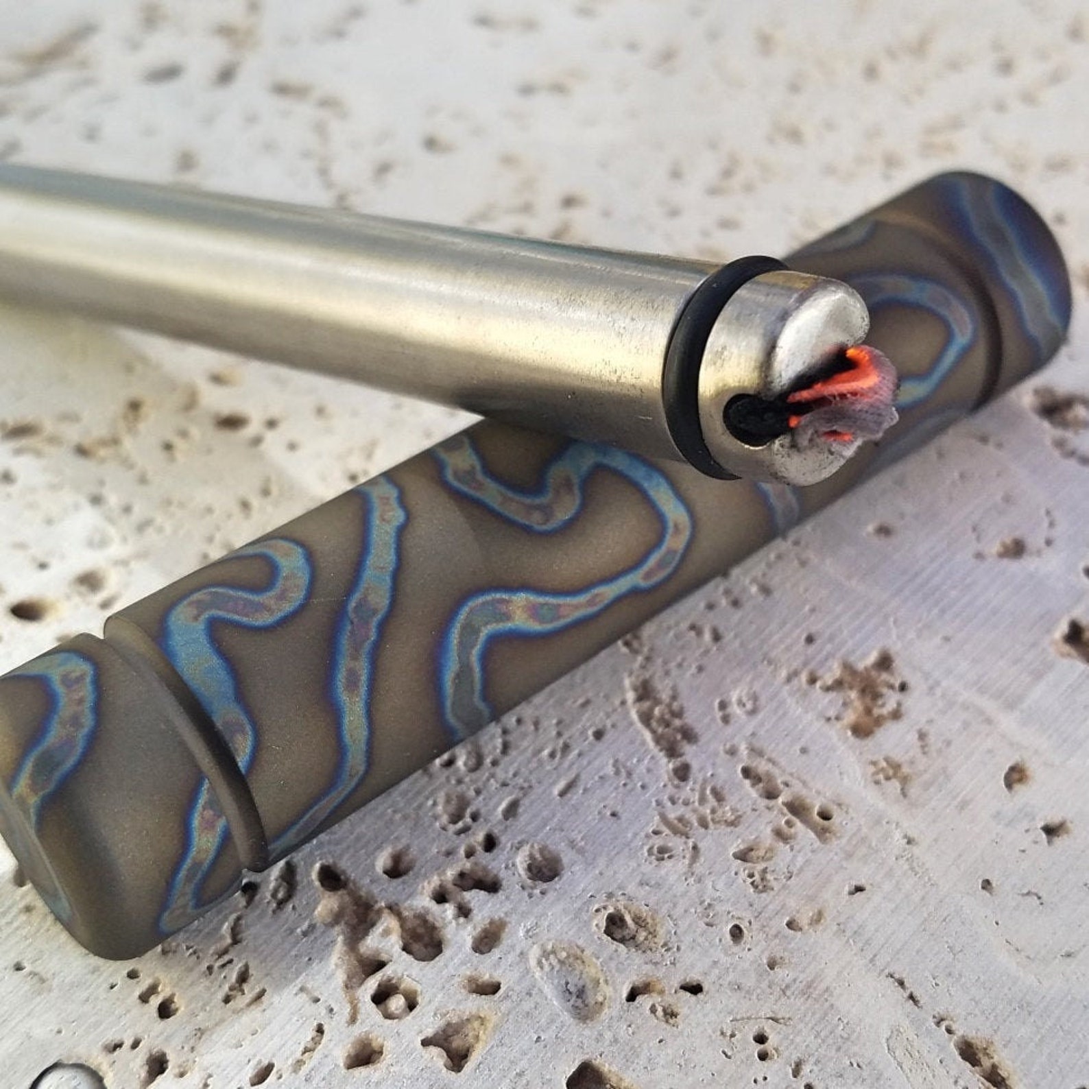 Tisurvival Titanium Fire Piston - Etsy