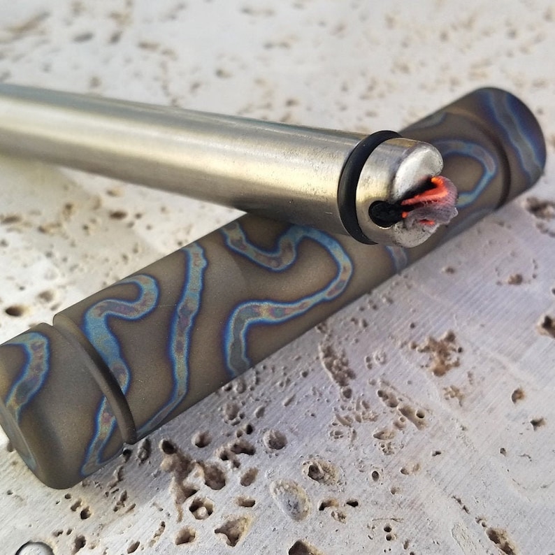 Tisurvival Titanium Fire Piston - Etsy