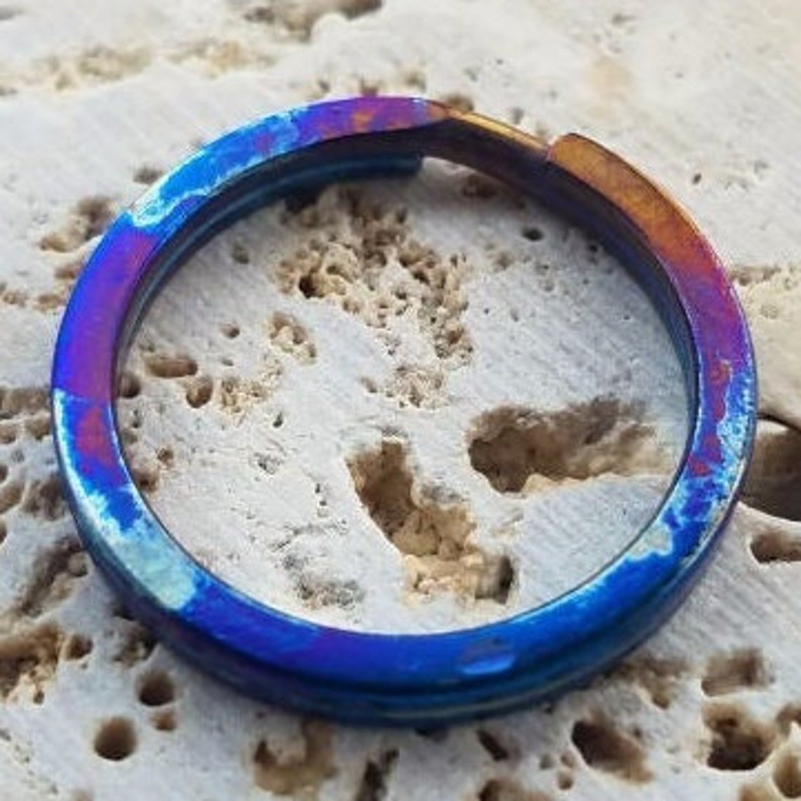 Tisurvival Titanium Split Rings - Etsy