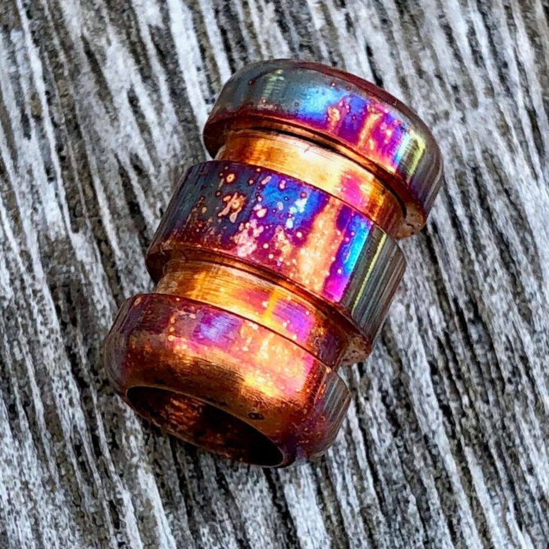 Copper Two Grooved Lanyard Beads - Etsy