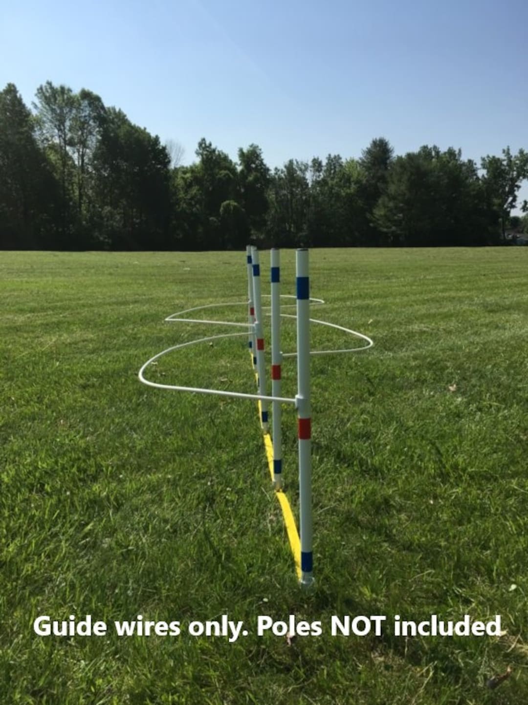 Dog Agility Equipment - Weave Pole Training Guides Wires for 6 Weave ...
