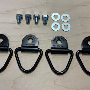 Tie Down Kit D Ring With Bolts the Dog Agility Shop® Brand Compatible ...