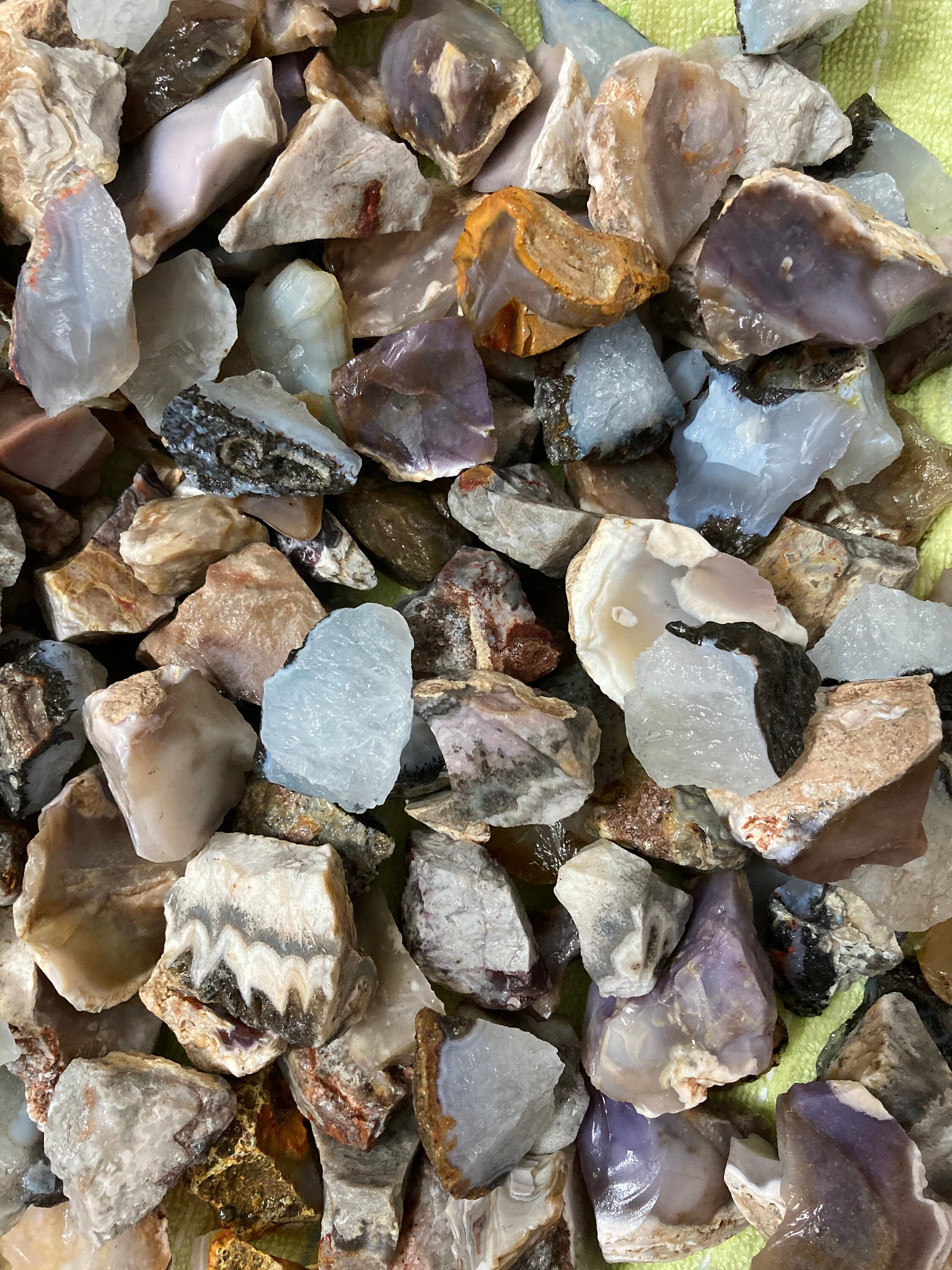11 lb MIXED RAW Agate natural crystal gemstone rough specimen | Etsy