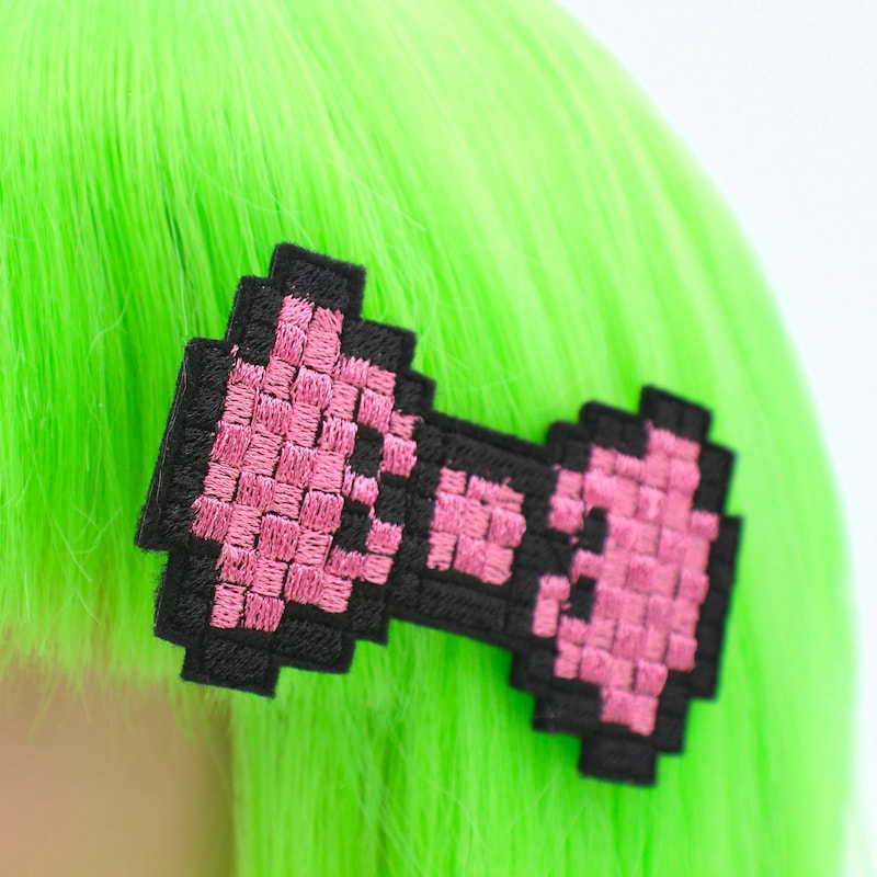 8 Bit Hair Bow - Etsy