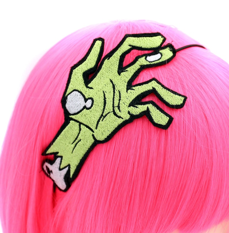 Embroidered Zombie Hand Headband for Adults- Hair Accessories - Gifts ...