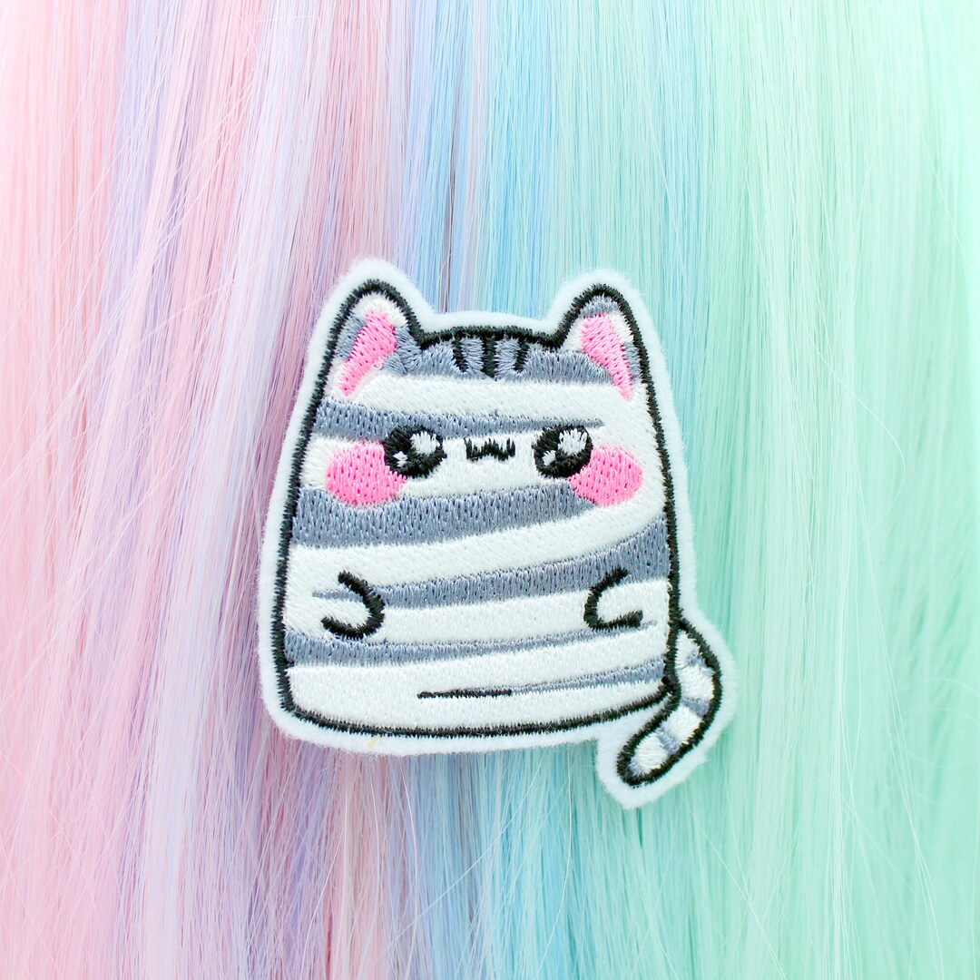 Cute Kawaii Halloween Mummy Cat Hair Clip for Women Harajuku Clothing ...